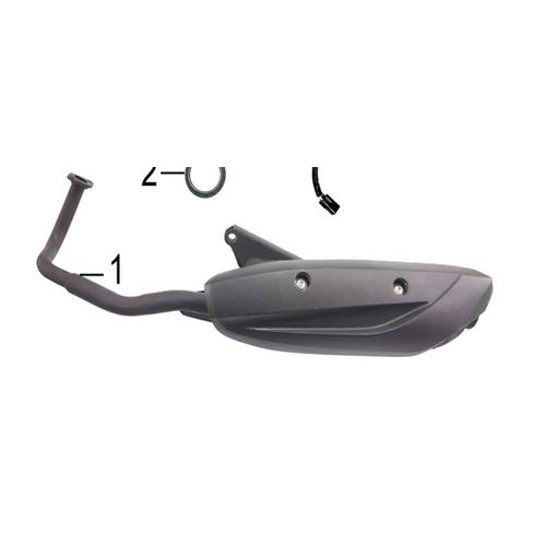 Auspuh sa dvostrukim katalizatorom 6029-30-00006 za skuter Motovene New Flash HF