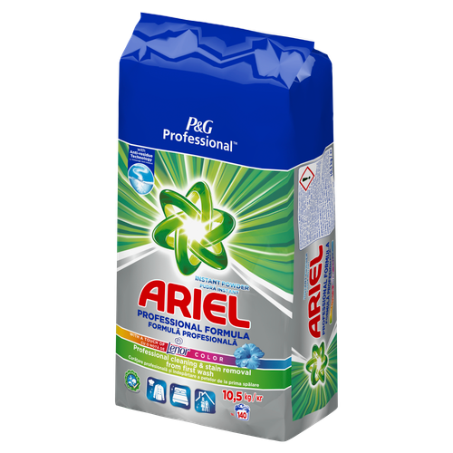 Ariel Professional Touch of Lenor Color prašak za pranje veša, 10,5 kg, 140 pranja