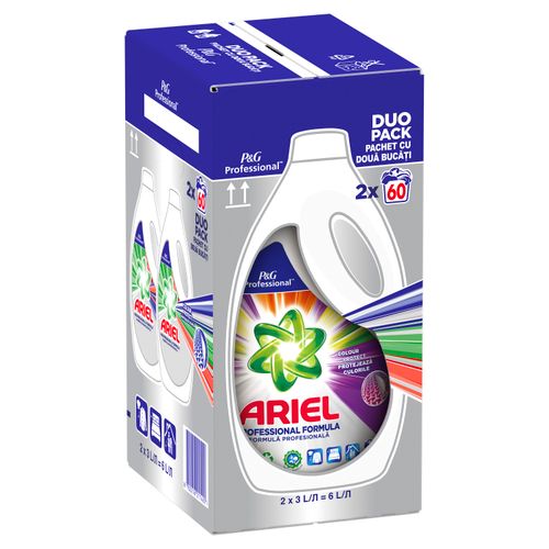 Ariel Professional Color tečni deterdžent za pranje veša, 2 x 3 l, 120 pranja