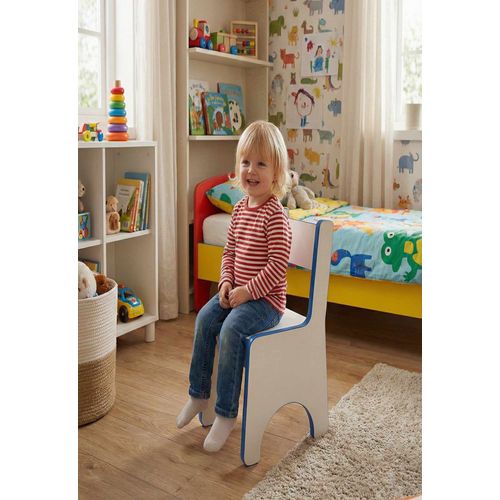 Hanah Home dečija stolica Artmtkchr, plava / bela