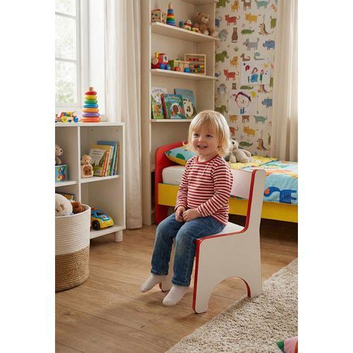 Hanah Home dečija stolica Artmtkchr, crvena / bela