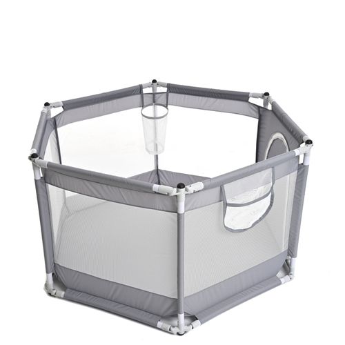 Hanah Home bazen za loptice Ball Pitt, 120 cm, sivi