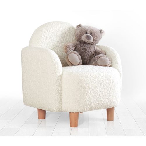 Atelier Del Sofa dečja fotelja sa krilima Moylo, bela