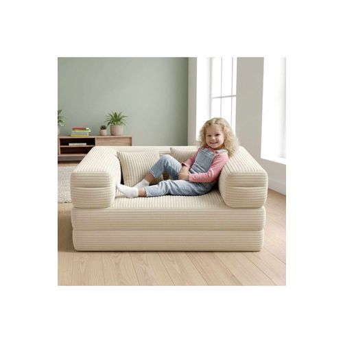 Atelier Del Sofa Kid Sofa dečija sofa na razvlačenje 140 × 70 cm, krem