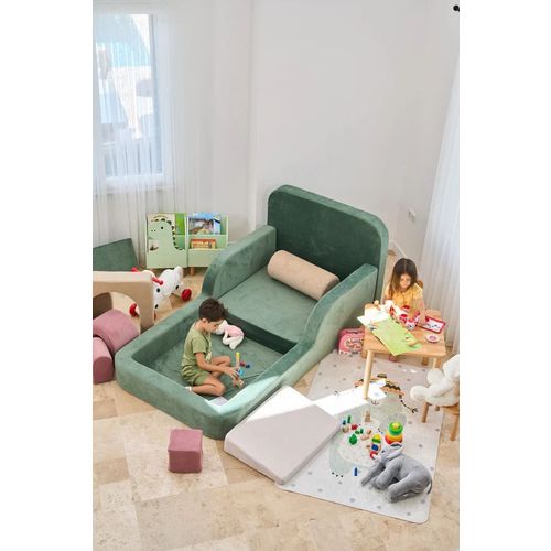 Atelier Del Sofa Funbed Single dečiji krevet 90 × 210 cm, zelena