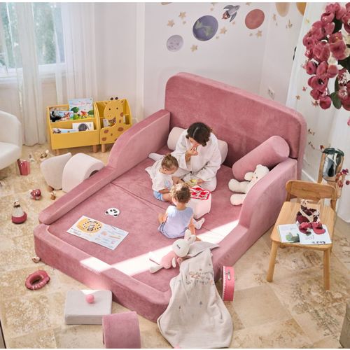 Atelier Del Sofa Funbed Double 115 dečiji krevet 115 × 210 cm, roze