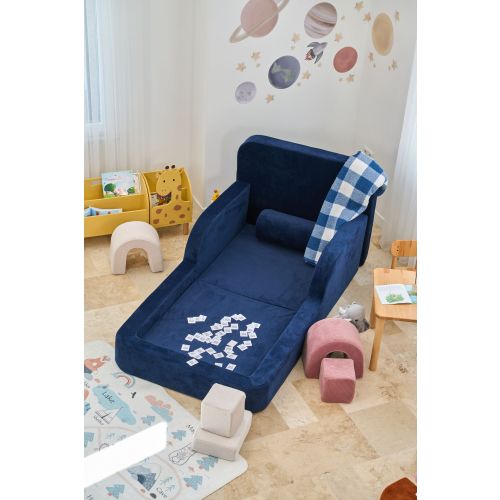 Atelier Del Sofa Funbed Single dečiji krevet 90 × 210 cm, teget