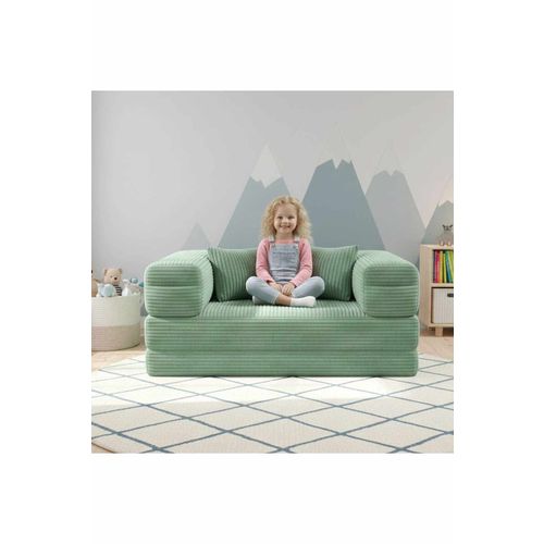 Atelier Del Sofa Kid Sofa dečija sofa na razvlačenje 140 × 70 cm, zelena