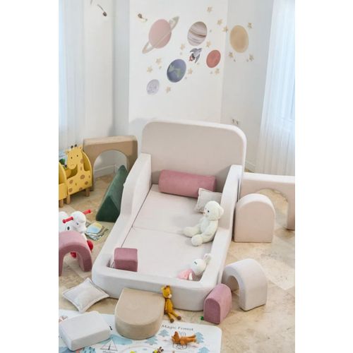 Atelier Del Sofa Funbed Single dečiji krevet 90 × 210 cm, krem