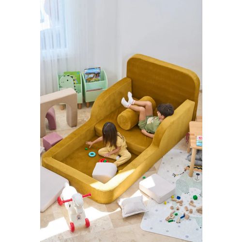 Atelier Del Sofa Funbed Single dečiji krevet 90 × 210 cm, senf žuta