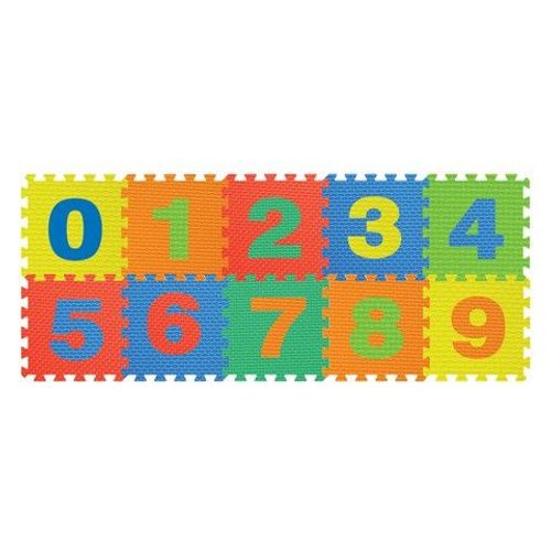 Podne puzzle od pene brojevi 0–9, 10 komada 32 × 32 cm