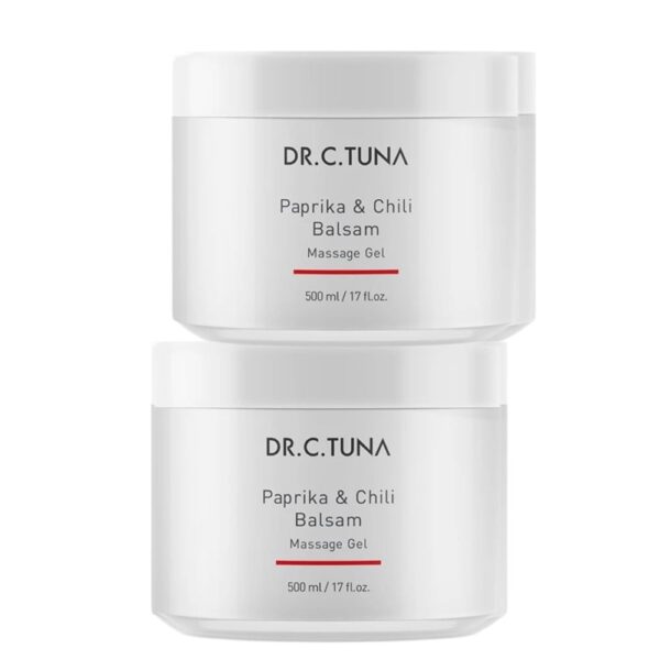 Dr.C.Tuna Set 2/1 Paprika & Chili Gel za masažu od crvene paprike,500ml