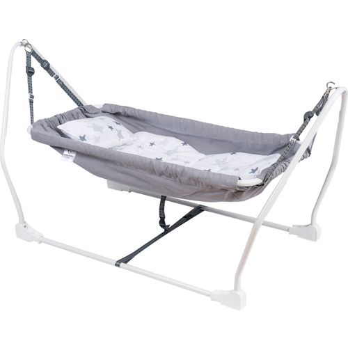 Hanah Home viseća ljuljaška za bebe Marmaris, 120 cm, siva