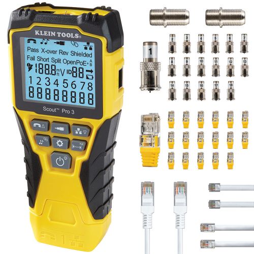 Klein Tools VDV501-852 Scout Pro 3 tester kablova, komplet sa 18+18 lokatora