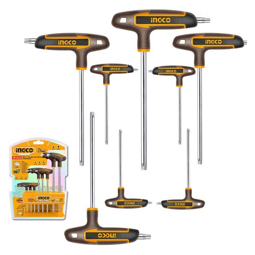 INGCO set Torx ključeva HHKT80838, T10-T50, 8 komada