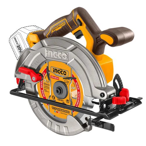 INGCO aku cirkularna testera CSLI1851, 185 mm, 20 V SOLO