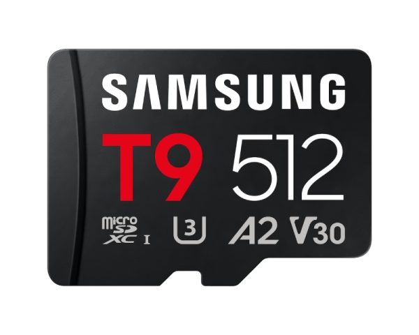 SAMSUNG T9 Memorijska kartica microSDXC UHS-I U3 V30 A2 512GB MB-MH512T
