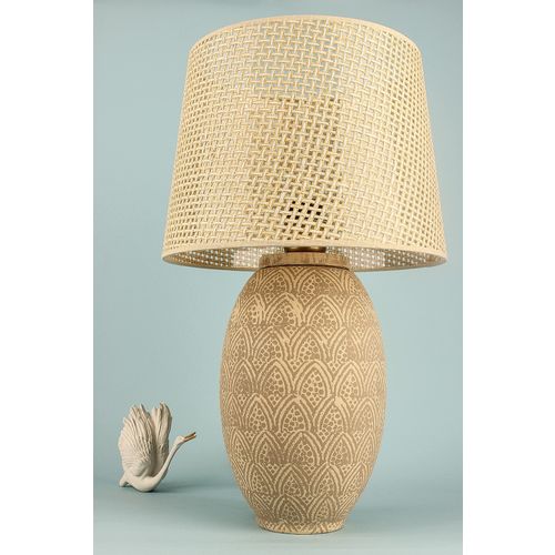 Opviq stona lampa YL736, visina 50 cm, bež