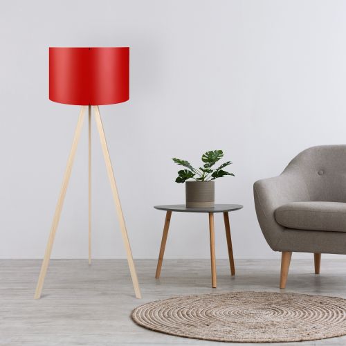 Opviq podna lampa AYD-1574, crvena / krem