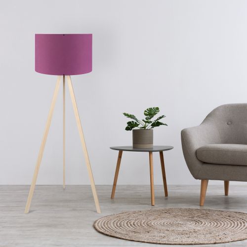 Opviq podna lampa AYD-1575, lila / krem