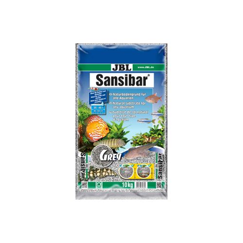 JBL Sansibar Grey podloga za akvarijum, sivi pesak 0,2–0,6 mm, 10 kg