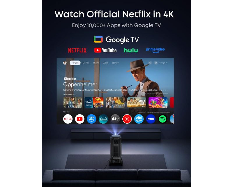 ANKER soundcore Nebula X1 Pro 4K Google TV projektor