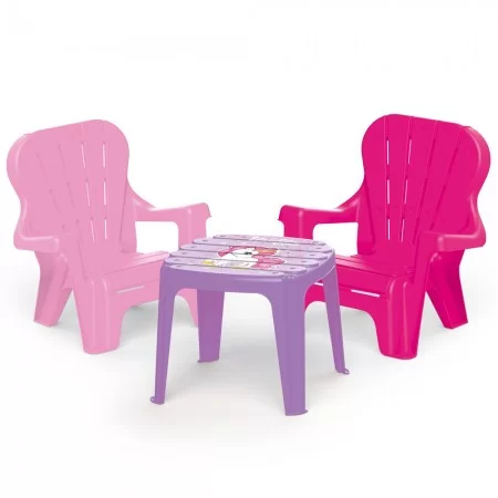 Sto i dve stolice set Unicorn
