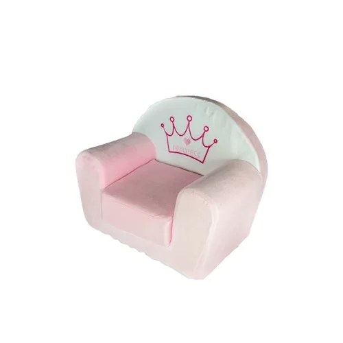 Fotelja dečija na razvlačenje Princess roze