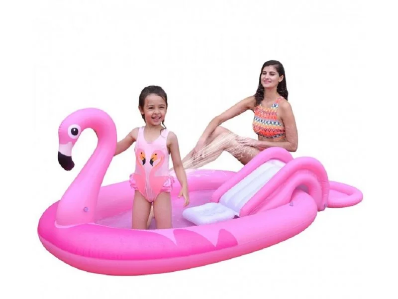 AVENLI Bazen igraonica za decu 213x123cm Flamingo