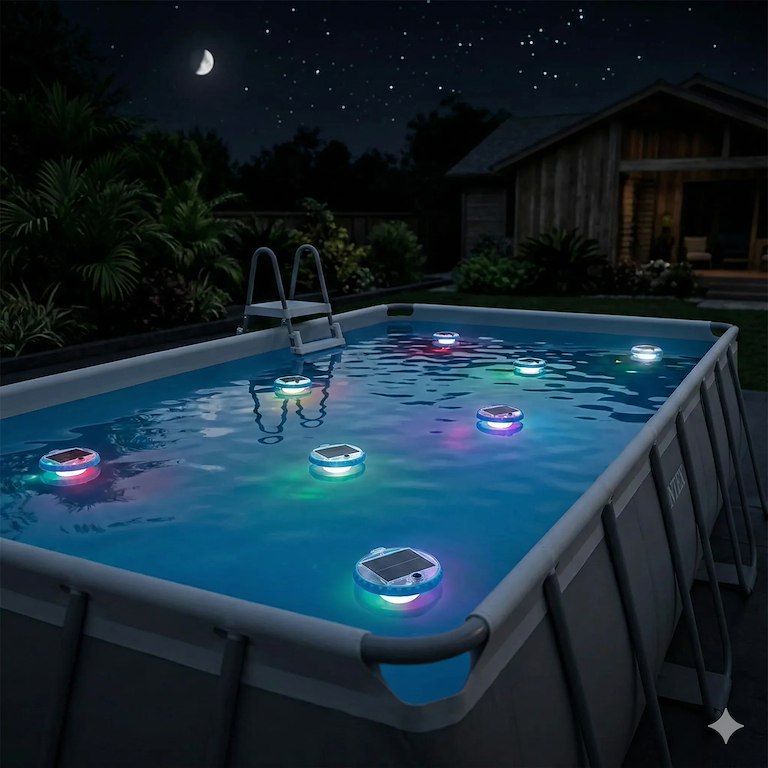 Solarno plutujuće LED svetlo za bazen Intex