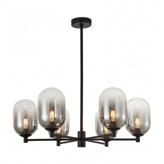 M10490-6 LUSTER CRNI 6XE27 MAX.60W/220V
