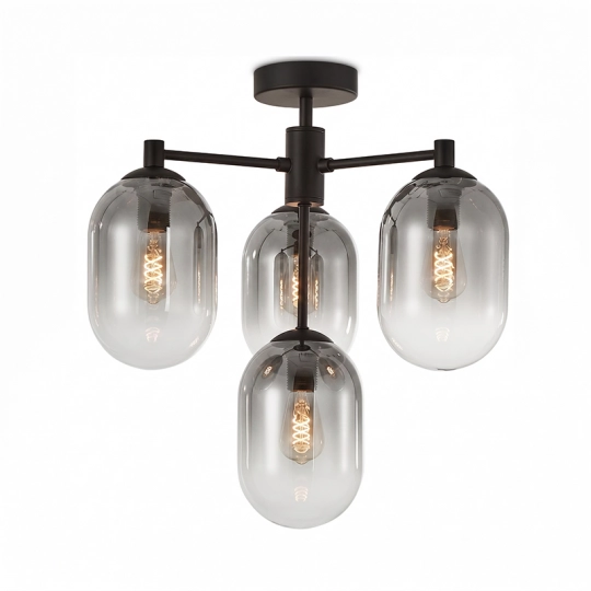 M10490-4 LUSTER CRNI 4XE27 MAX.60W/220V