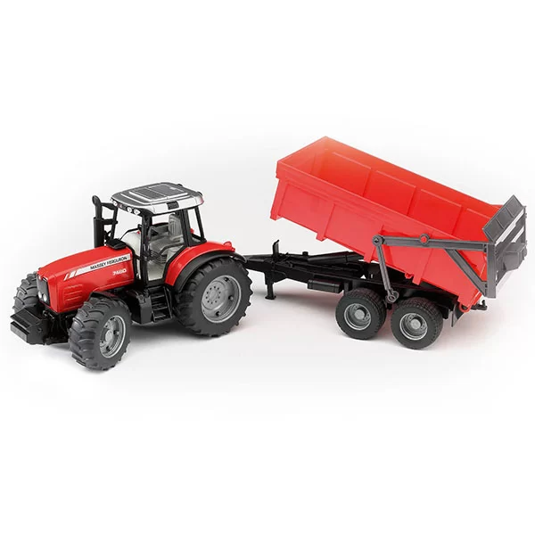 Traktor Ferguson 7480 sa prikolicom 020453