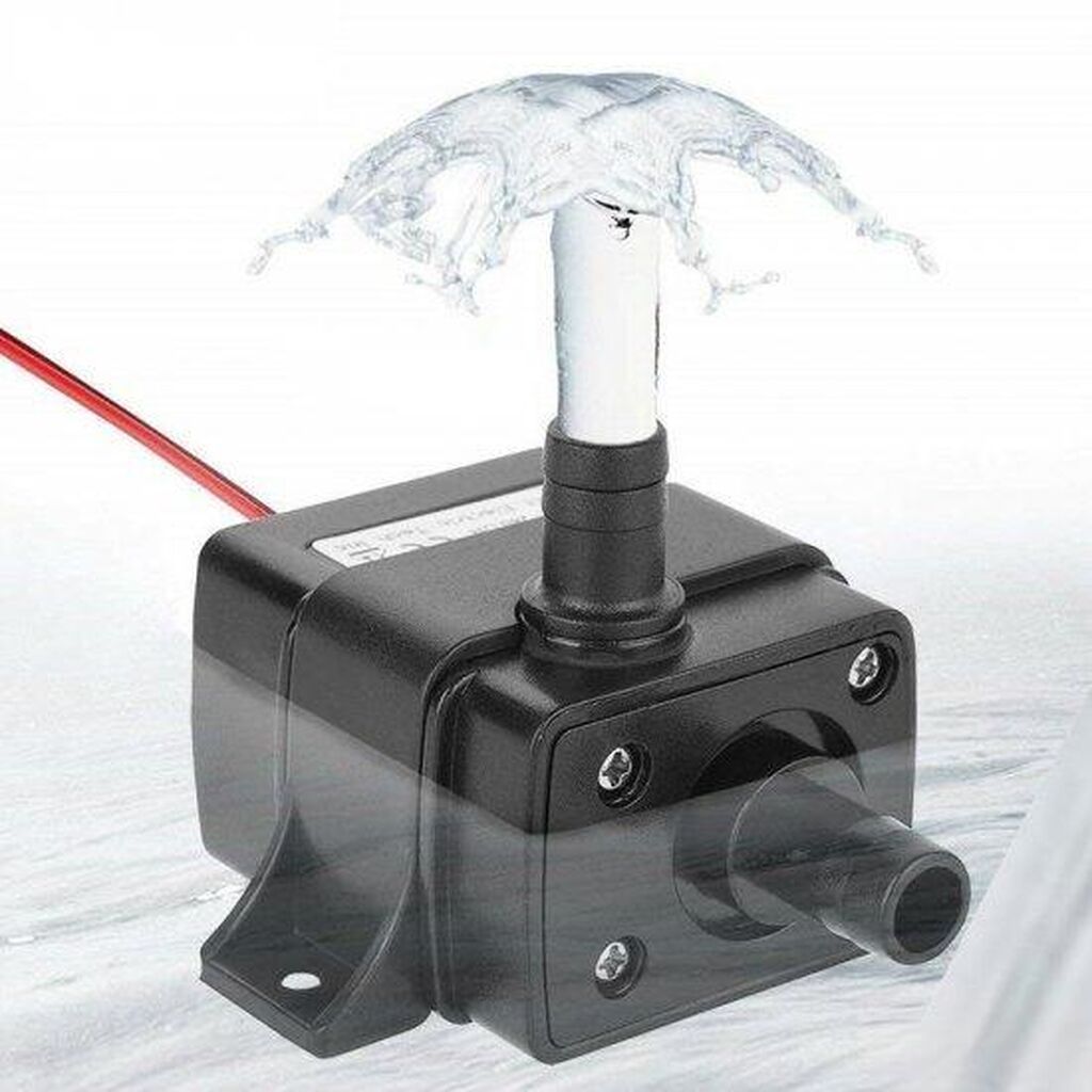 MINI POTAPAJUĆA PUMPA ZA VODU 12V, 240L/H AKVARIJUM | Filip -