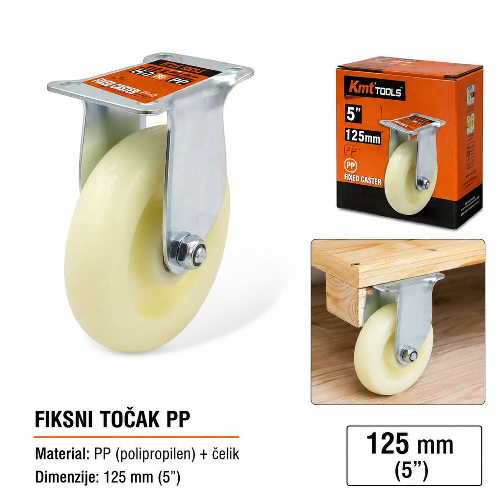 KMT Srednji tip osigurač vodootporni beli PP 9367874 Praktičan