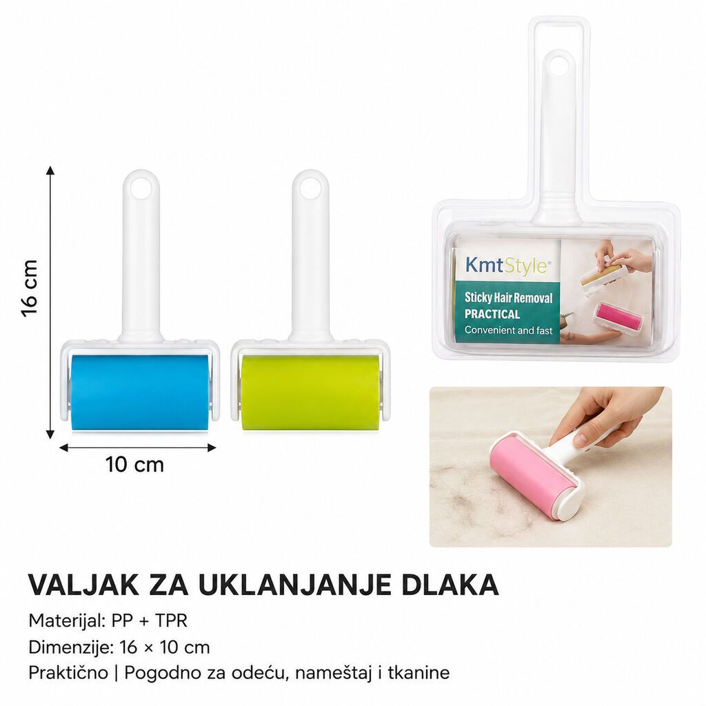 KMT Perivi lepak za kosu 2708129 Perivi valjak/lepak za uklanjanje