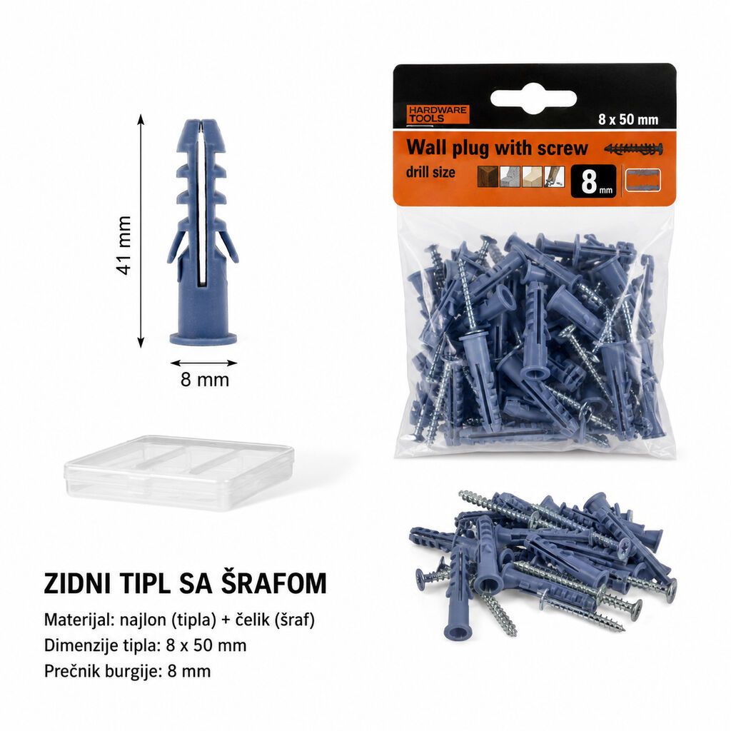 KMT Tip rešetka za pečenje tipl 9368171 Praktičan set tiplova sa