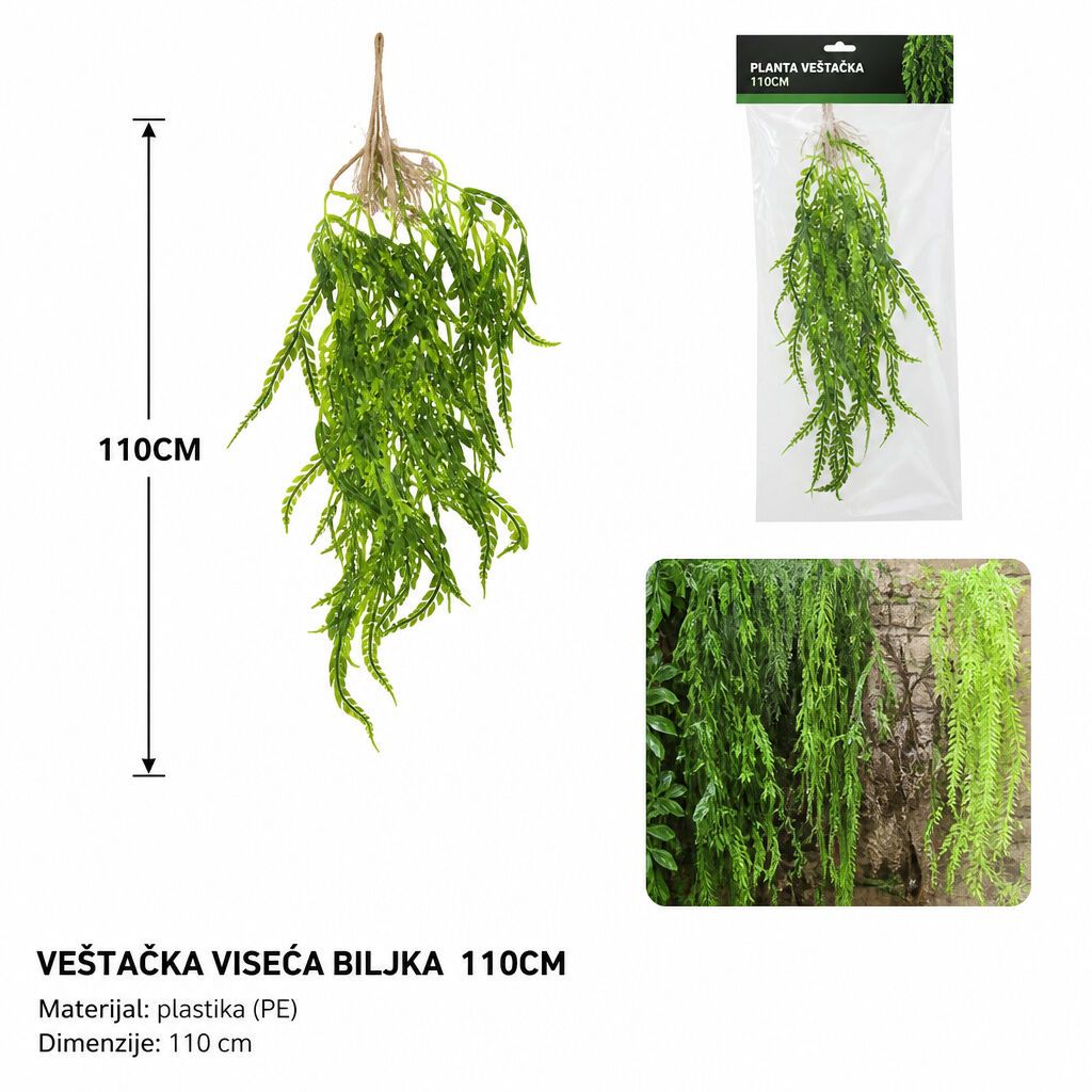 KMT 3 viljuška veštačka trava – zidna kuka, 110 cm (SKU: 702462, EAN
