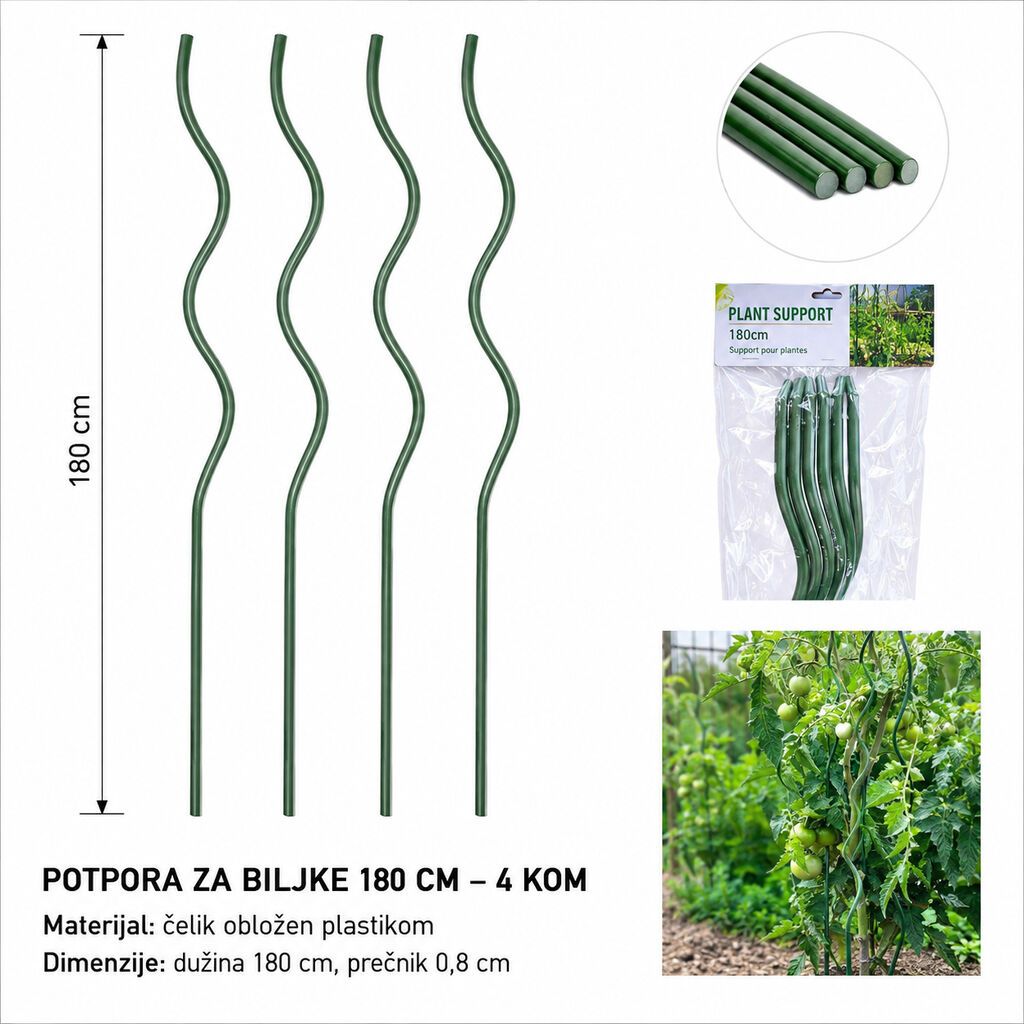 KMT spiralni stub 2904150 Spiralni stub za potporu biljaka –