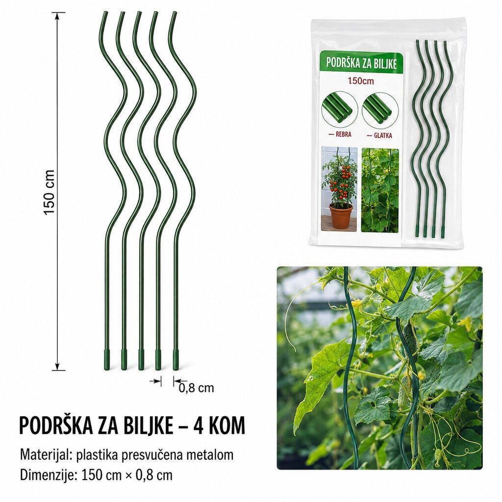 KMT spiralni stub 2904149 Spiralni stub za biljke – praktično rešenje