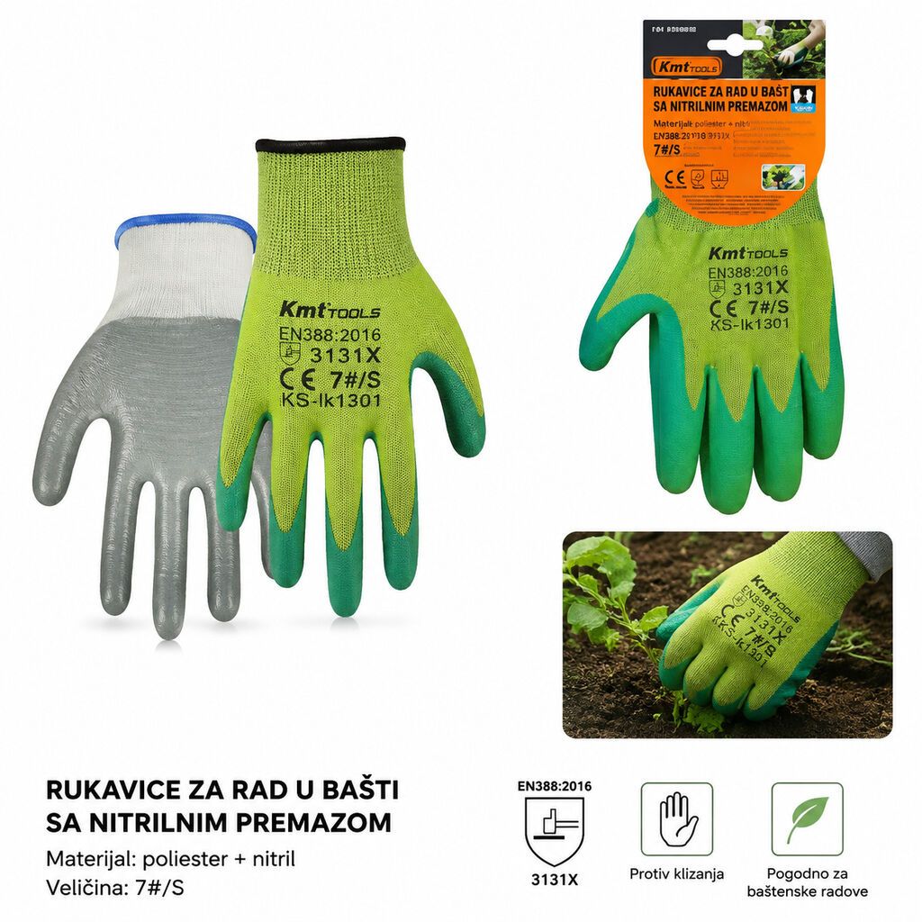 KMT U3 nitrilne rukavice 9368936 - Namena: rukavice za rad u bašti