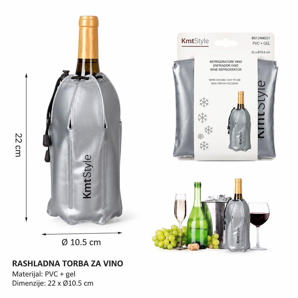 KMT Pakovanje leda od crvenog vina (sa trakama) – Kmt Style Praktično