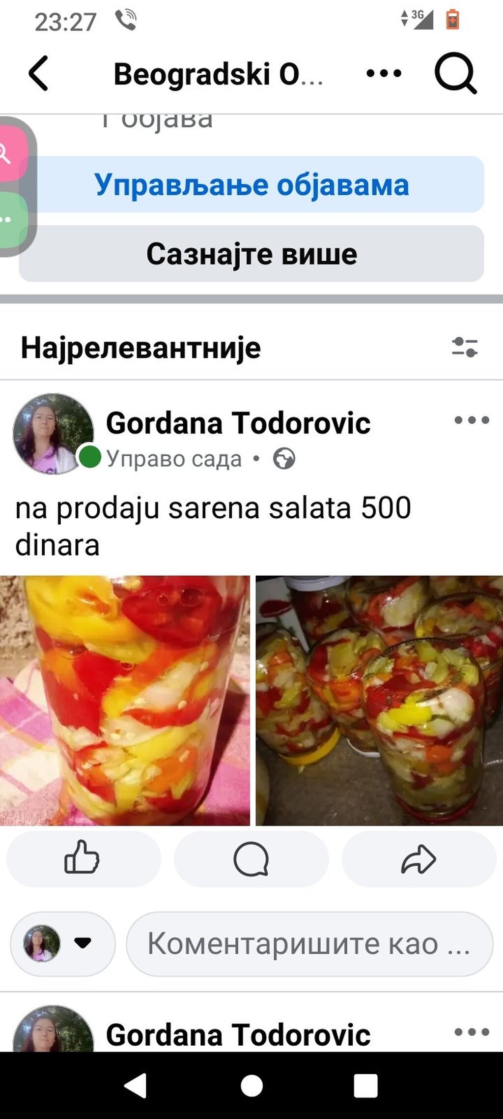 Šarena zimnica – domaća mešana salata u teglama - Raznobojna