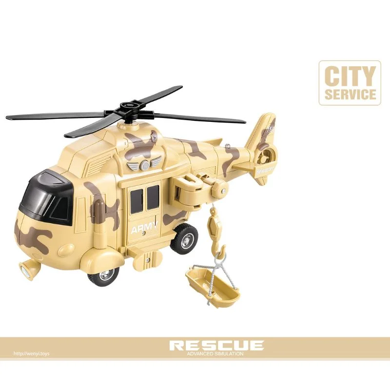 Vojni helikopter sa zvukom i svetlom