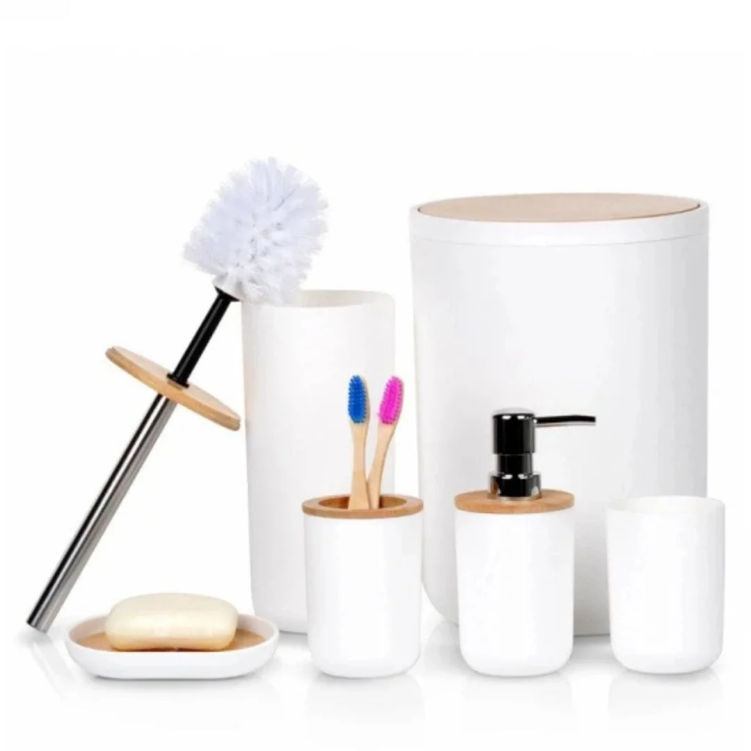 Vilde 568054 – Set od 6 kupatilskih dodataka – Beli