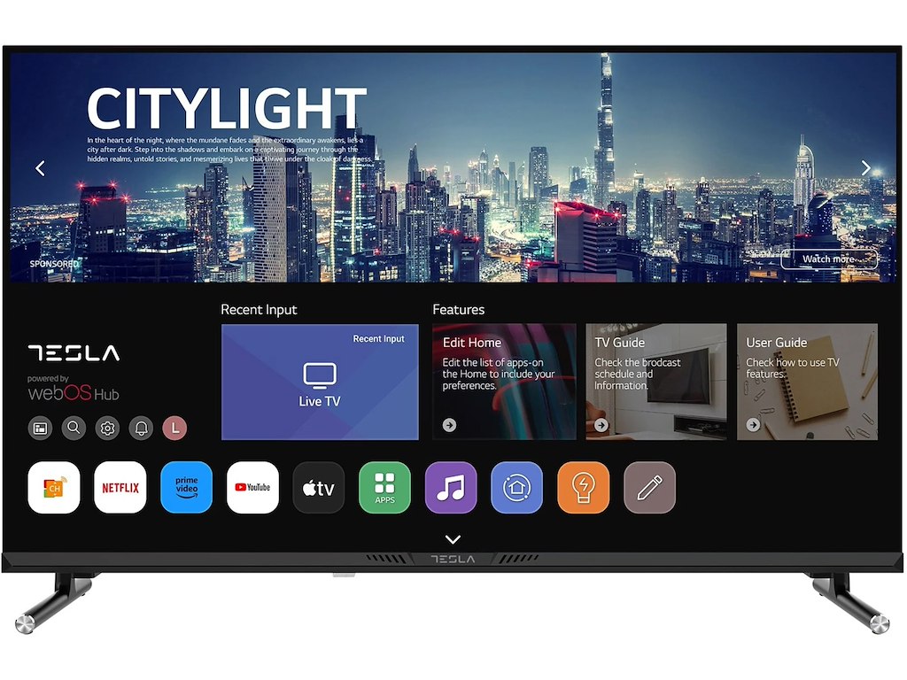 TESLA Televizor 43E645BUW 43″ 4K/UHD/Smart/Crni