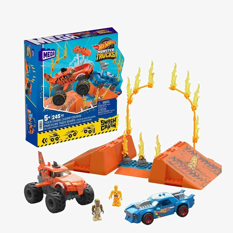 MEGA Hot Wheels Smash&Crash Staza sa Ajkulom Tigrom
