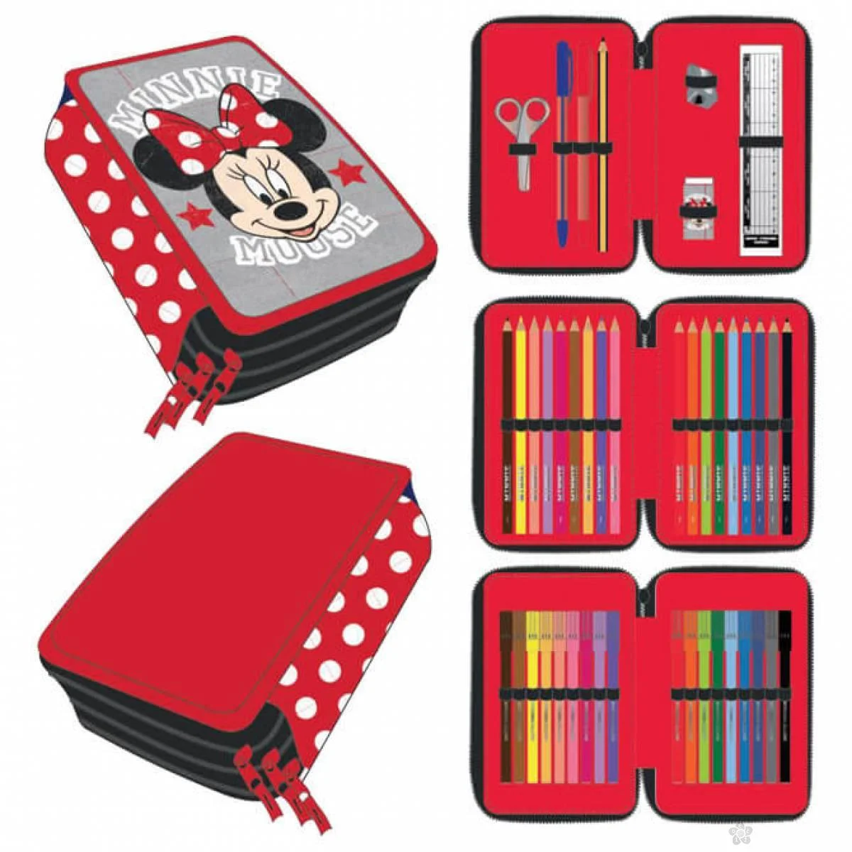 Pernica puna 3 zipa Minnie Mouse