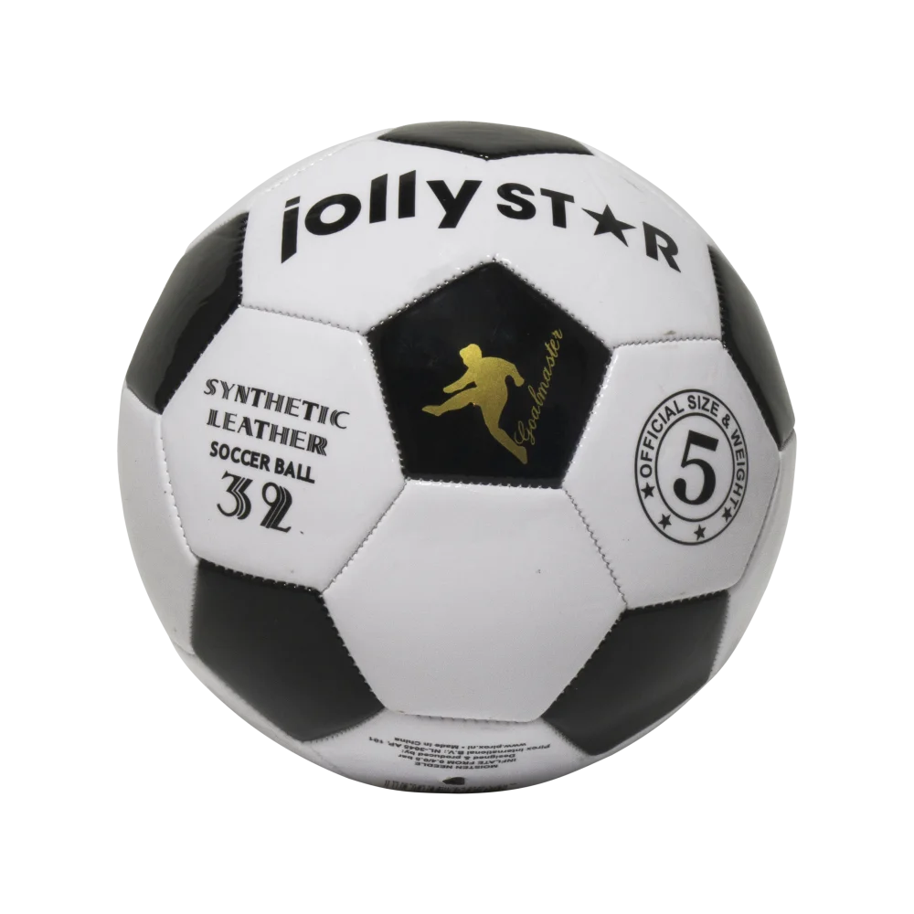 Lopta fudbal Jollystar EURO crnobela