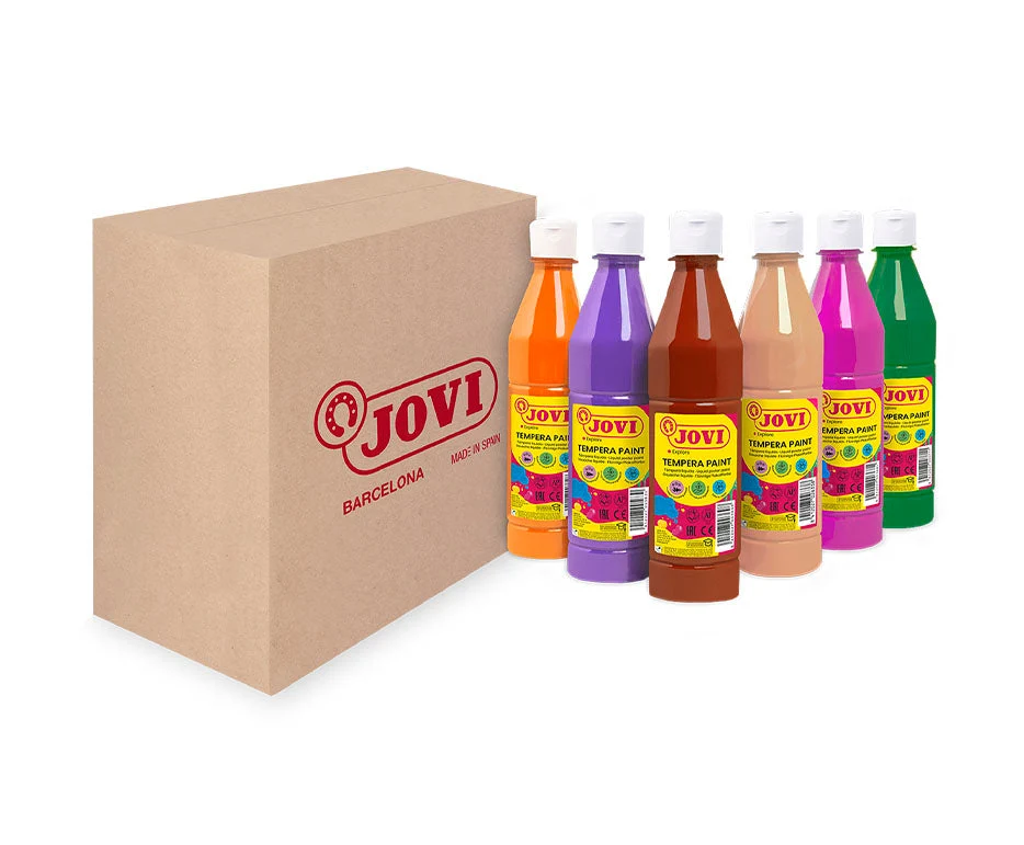 Set dečijih boja JOVI Premium tečna tempera 6 x 500 ml – varijanta B